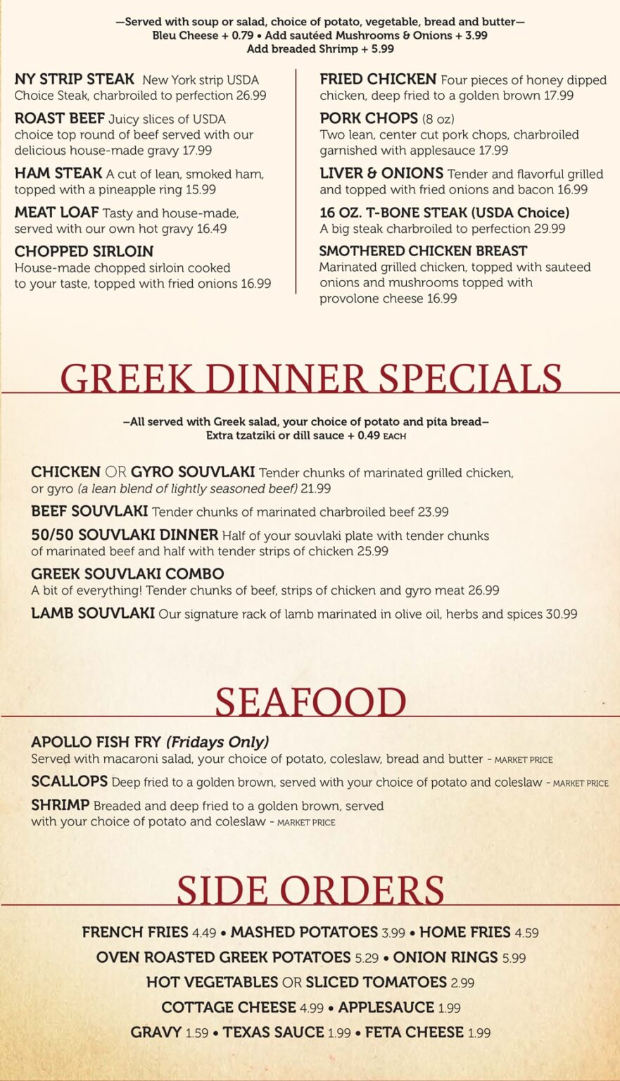 Apollo – Family Restaurant – A Place Where Every Bite Feels Like Home